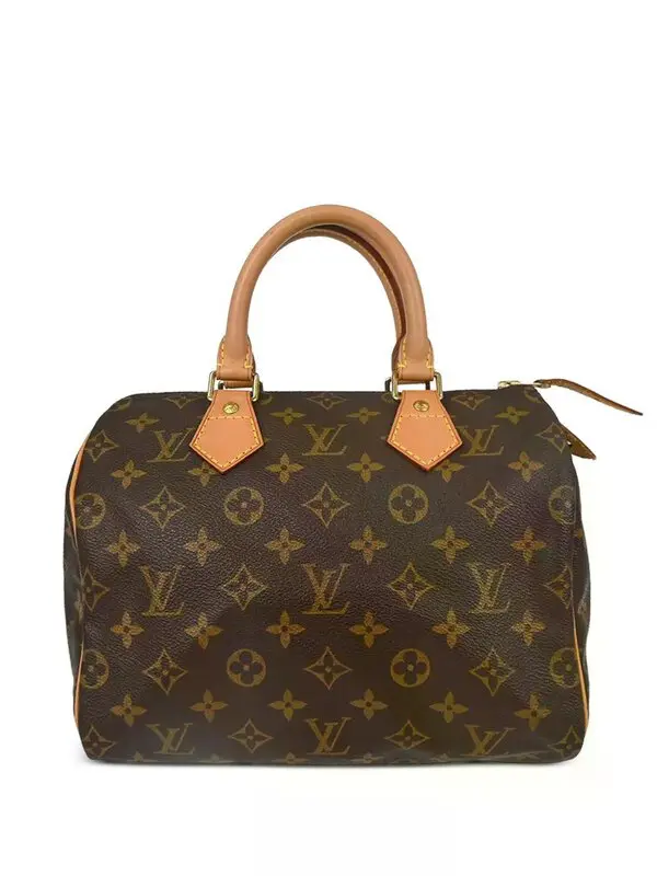 LOUIS VUITTON 2000 Monogram Speedy 25 Tote Bag - Brown