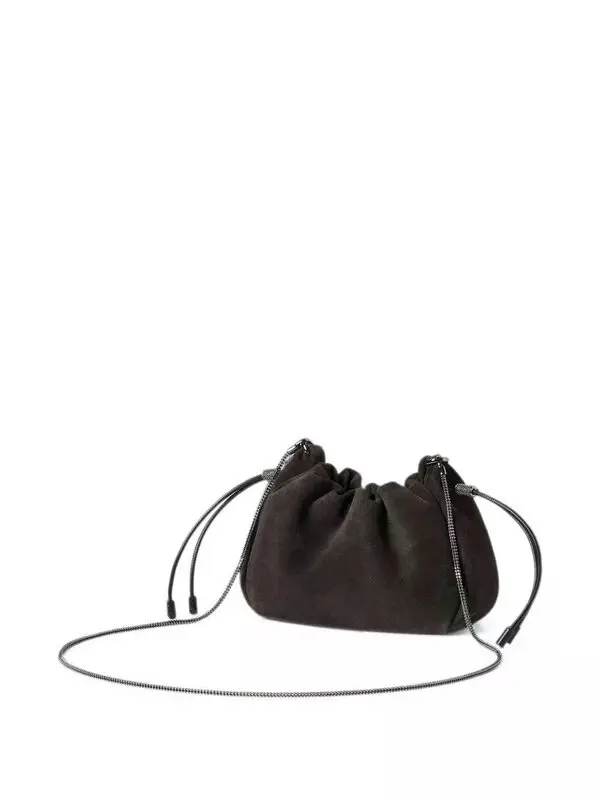 Brunello Cucinelli Mellow Suede Shoulder Bag