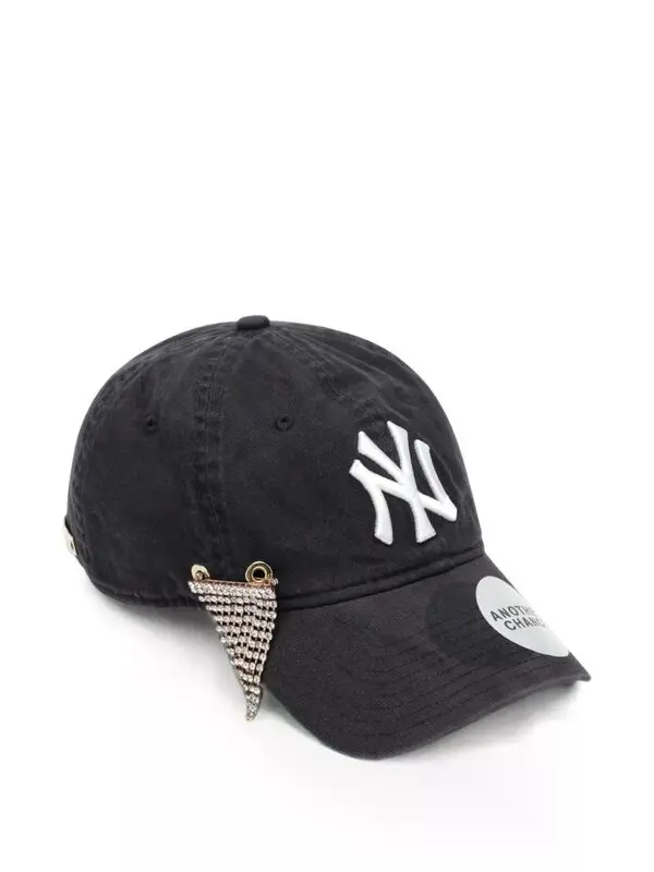 ANOTHER CHANCE Crystal-embellished Logo-embroidered Cap