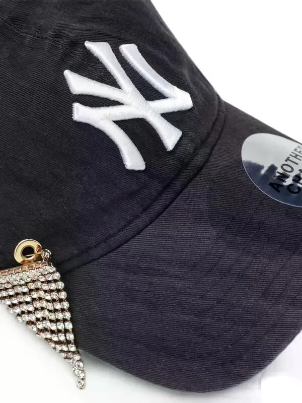ANOTHER CHANCE Crystal-embellished Logo-embroidered Cap