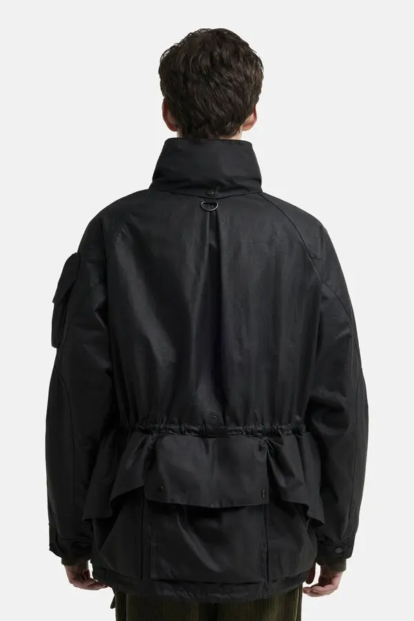 Barbour X Norbit Giacca Ripstop Wax - Nero