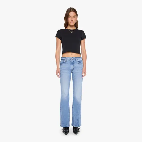 MOTHER The Jinx Sneak Sow Surreal Jeans - Light Blue