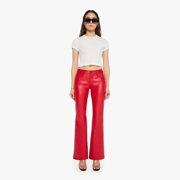 MOTHER The Jinx Sneak Cherry Pants