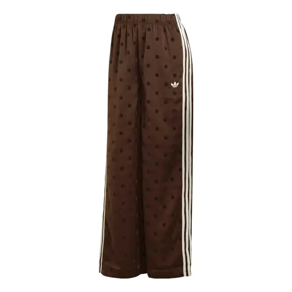 Adidas Satin Polka Dots Wide Leg Pant Asia Sizing - Auburn