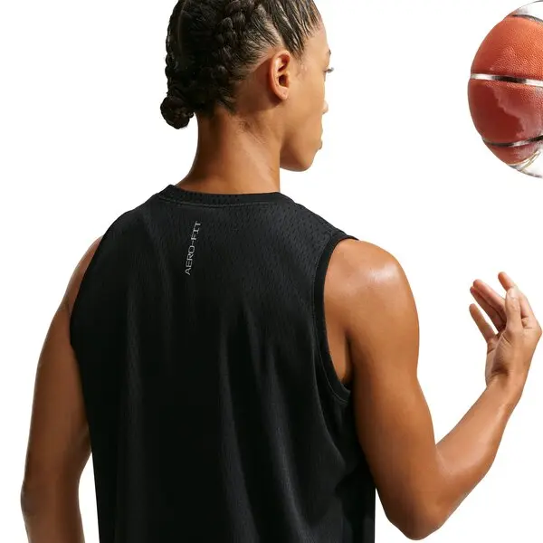 Nike X Sabrina Aero-fit Top 'black Ice Silver