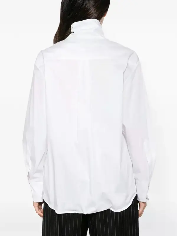 Sú High-neck Chest-pocket Shirt