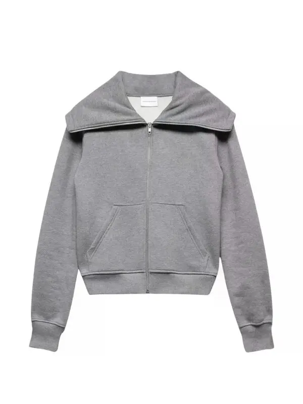 7 For All Mankind Zip-up Collar Hoodie