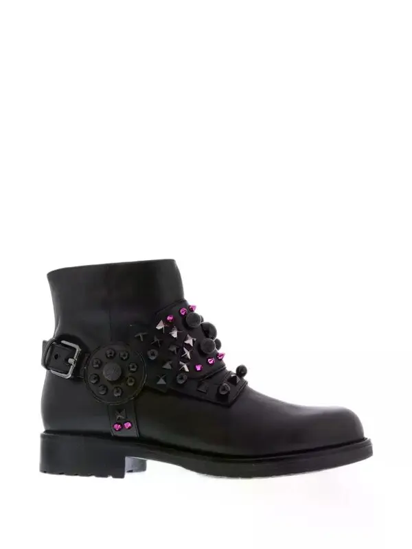 ALBANO Studded Ankle Boots