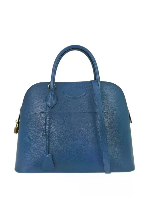 Hermès 1997 35 Bolide Shoulder Bag - Blue