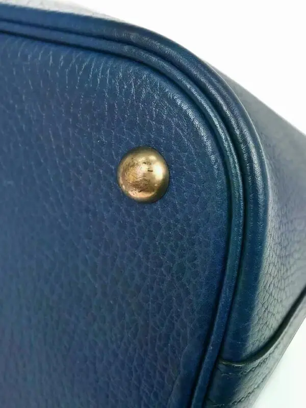 Hermès 1997 35 Bolide Shoulder Bag - Blue