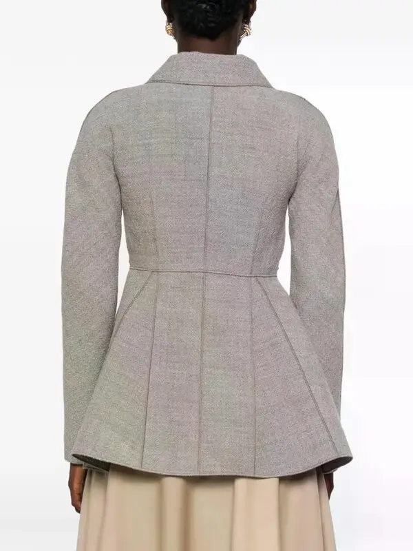 Moschino Double-breasted Peplum Jacket