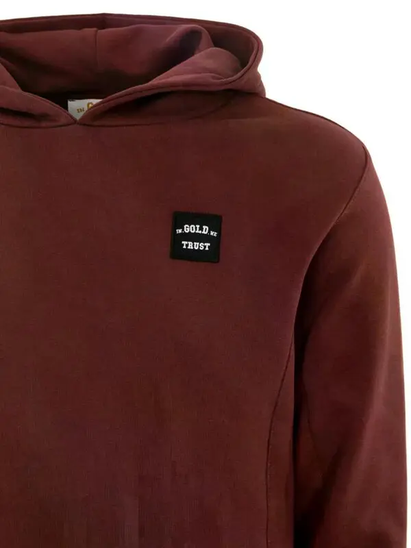 IN GOLD WE TRUST PARIS The Expansion Logo-patch Hoodie