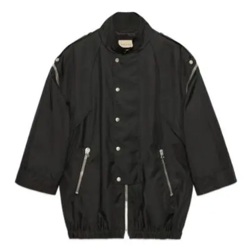 Gucci Metamorfosi' Jacket With Detachable Sleeves - Black