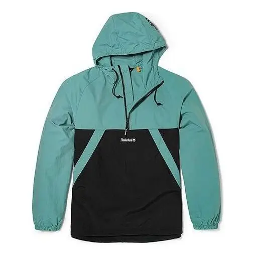 Timberland Pullover Windbreaker Jacket 'green Black - Green/black