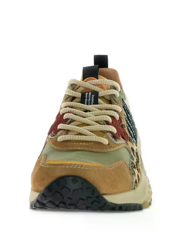 FLOWER MOUNTAIN Solin Leopard-print Sneakers - Neutrals