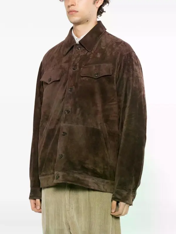 CALMLENCE Suede Leather Jacket