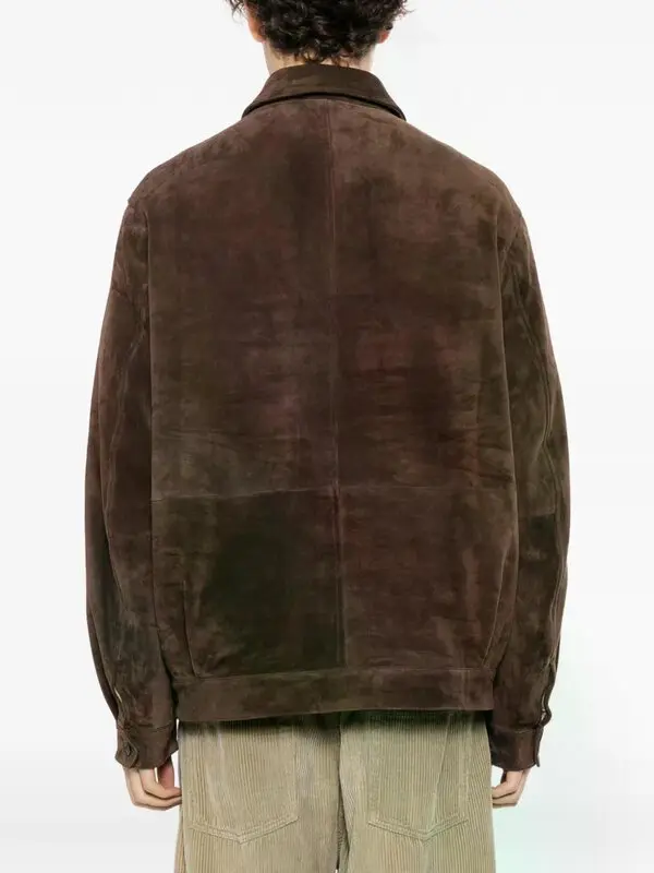 CALMLENCE Suede Leather Jacket
