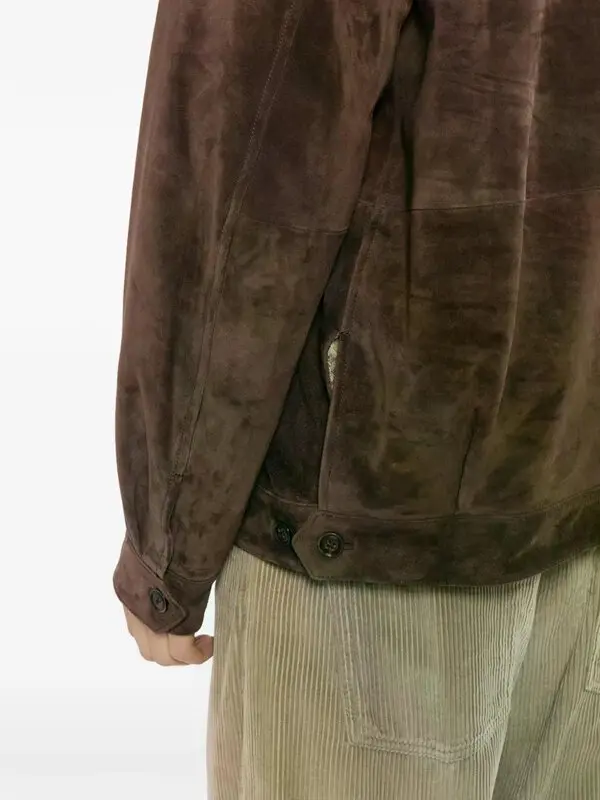 CALMLENCE Suede Leather Jacket