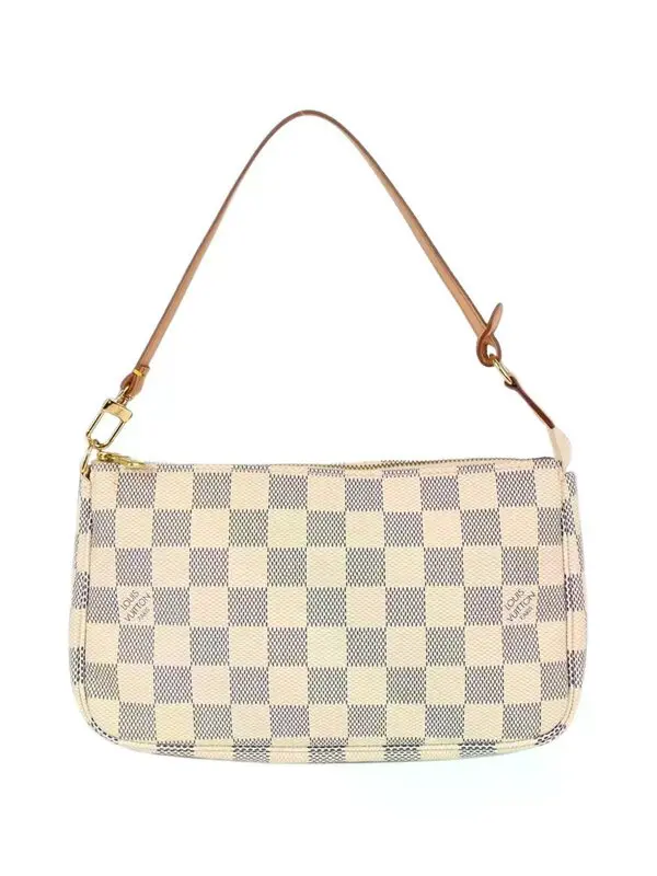 LOUIS VUITTON Damier Azur Pochette Accessoires Clutch Bag