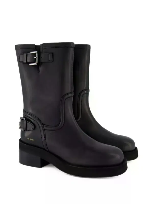 NUBIKK Eve Leva Buckle-detail Boots - Black