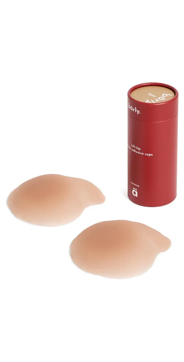 BARLY Lift-up Silicone Adhesive Cups - Tan