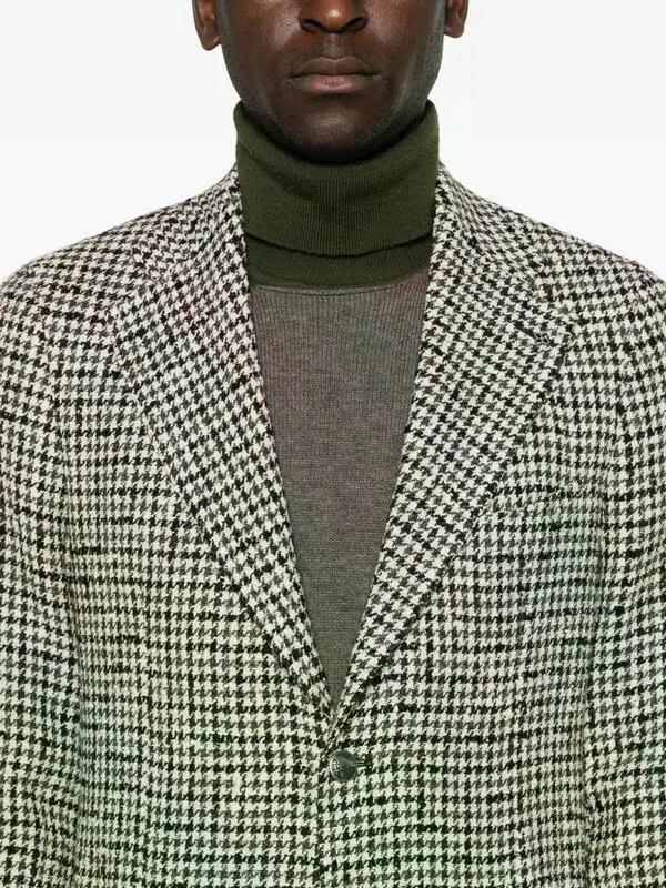 Tagliatore Houndstooth Single-breasted Jacket