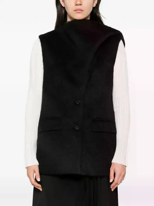 Sú Scarf-detail Sleeveless Waistcoat