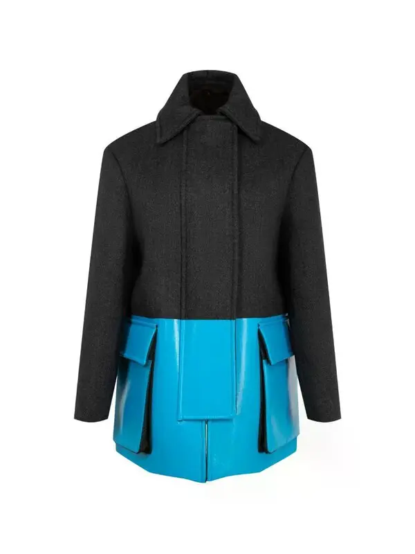 Loewe Colour-block Single-breasted Coat