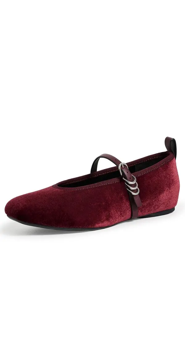 Rag & Bone Spire Velvet Mary Janes