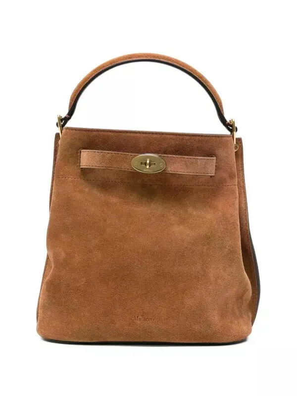 Mulberry Postman's Lock Suede Tote Bag