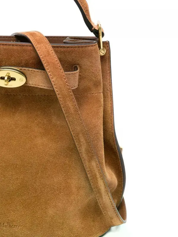 Mulberry Postman's Lock Suede Tote Bag