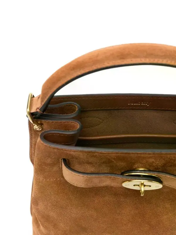 Mulberry Postman's Lock Suede Tote Bag