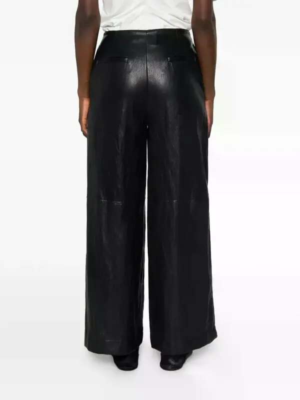 Dixie Seam-detail Wide-leg Trousers
