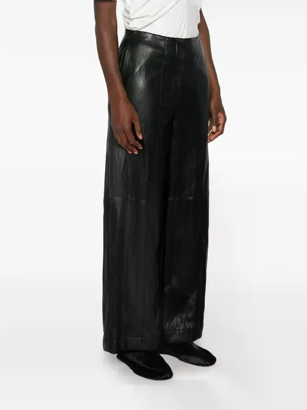 Dixie Seam-detail Wide-leg Trousers