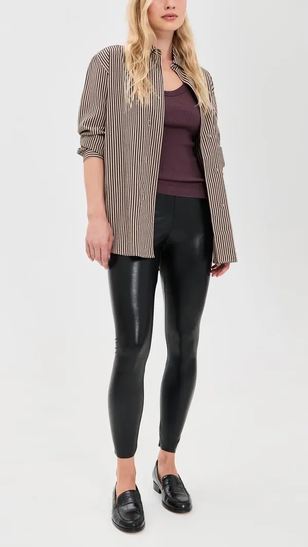 Commando Petite Faux Leather Leggings