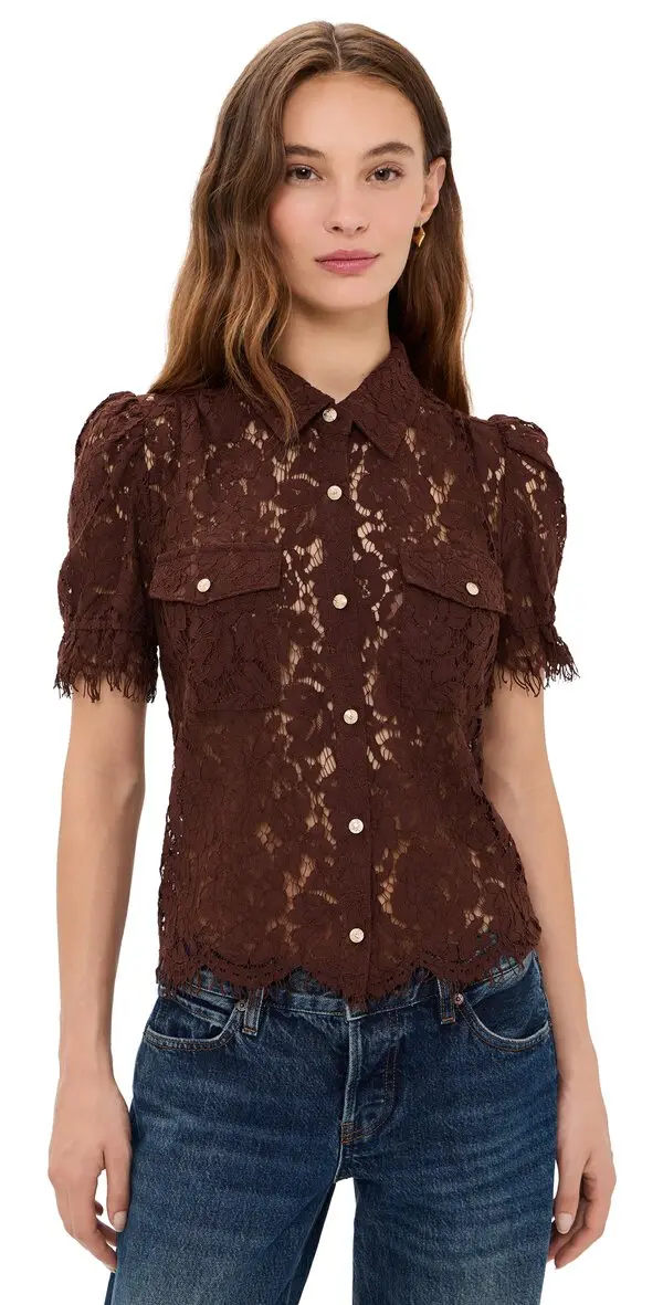 Generation Love Mikaelle Lace Shirt