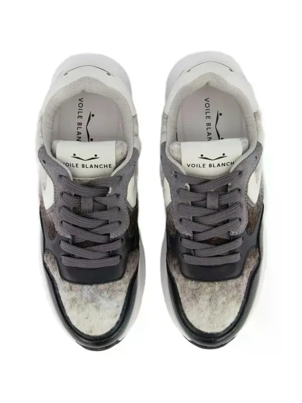 VOILE BLANCHE Melany Panelled Sneakers - Grey