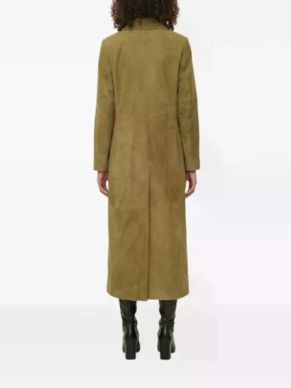 HALFBOY Double-breasted Suede Coat