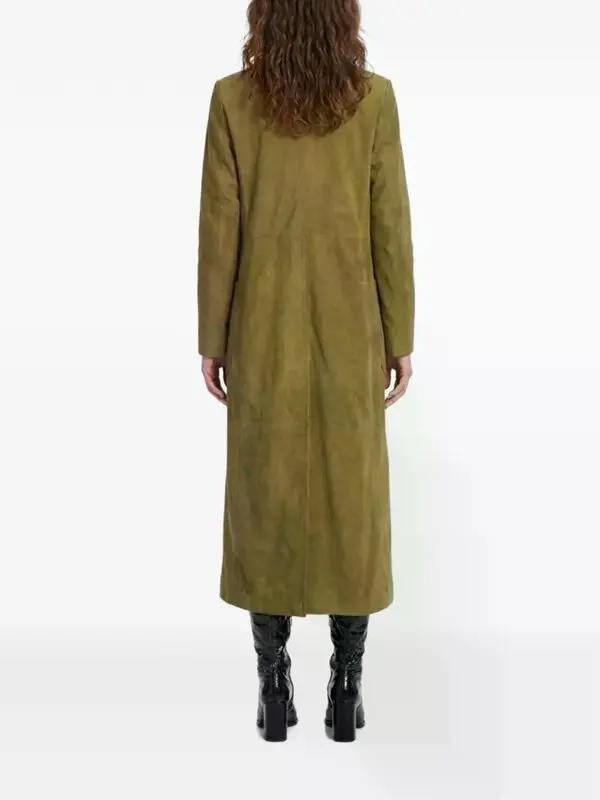 HALFBOY Double-breasted Suede Coat