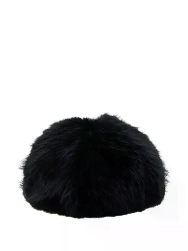 Comme Des Garçons Faux-fur Curved-peak Cap