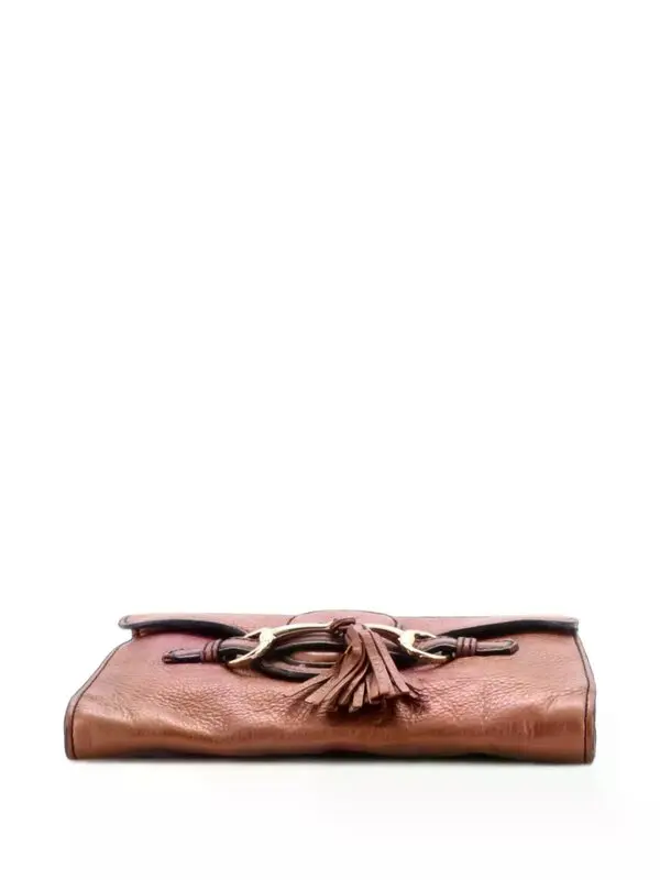 Gucci Emily Chain Flap Bag Leather Small Crossbody Bag