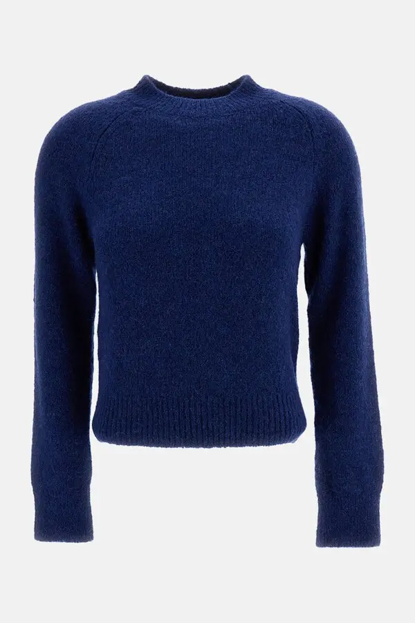 Dries Van Noten Maglione Girocollo Texas - Blu