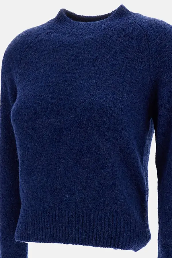 Dries Van Noten Maglione Girocollo Texas - Blu