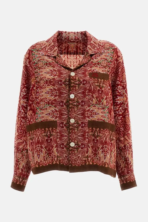 BODE NEW YORK Camicia Arrowleaf - Rosso