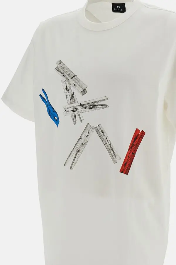 Paul Smith Maglietta Con Stampa - White
