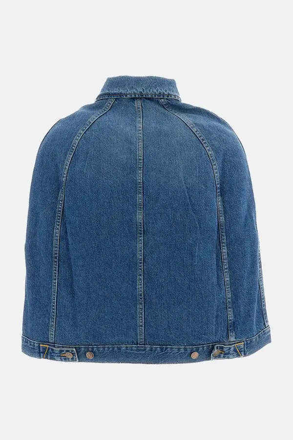 7 For All Mankind Cappa In Denim Midtown - Blue