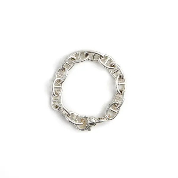 SAINT BOTOLPH Sterling Large Anchor Chain Bracelet