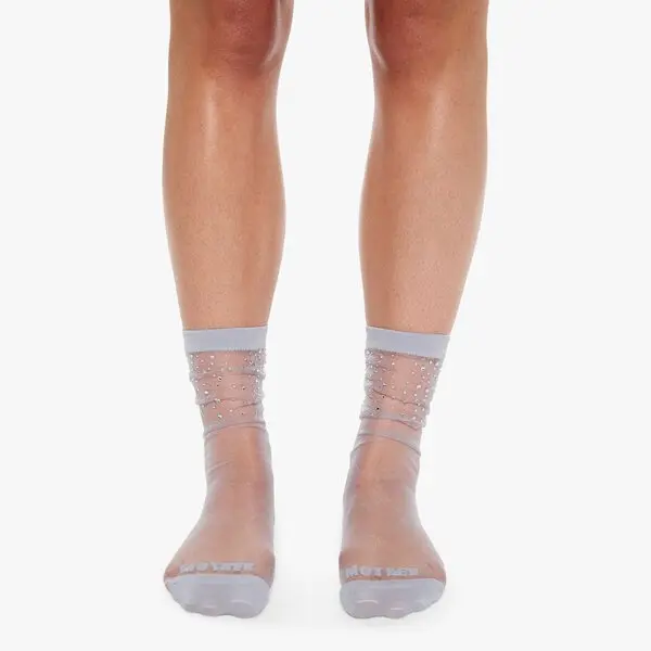 MOTHER The Half-step Sparks Socks - White