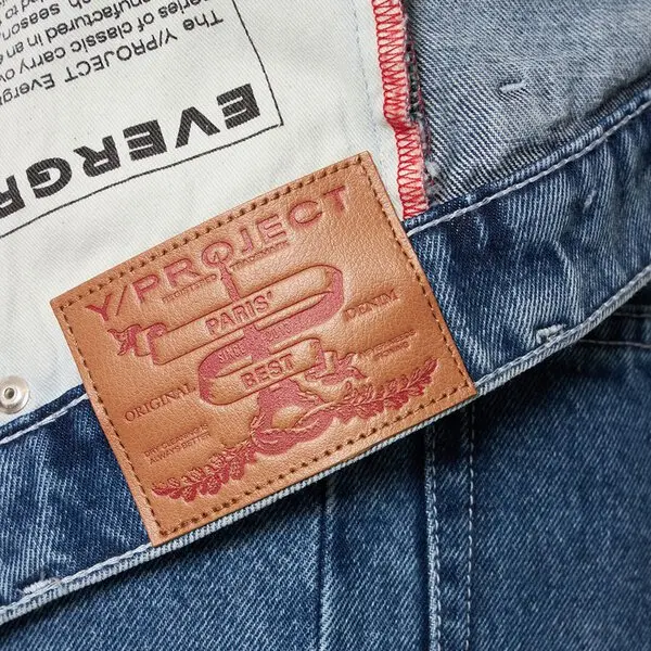 Y/project Classic Asymmetric Denim Shorts