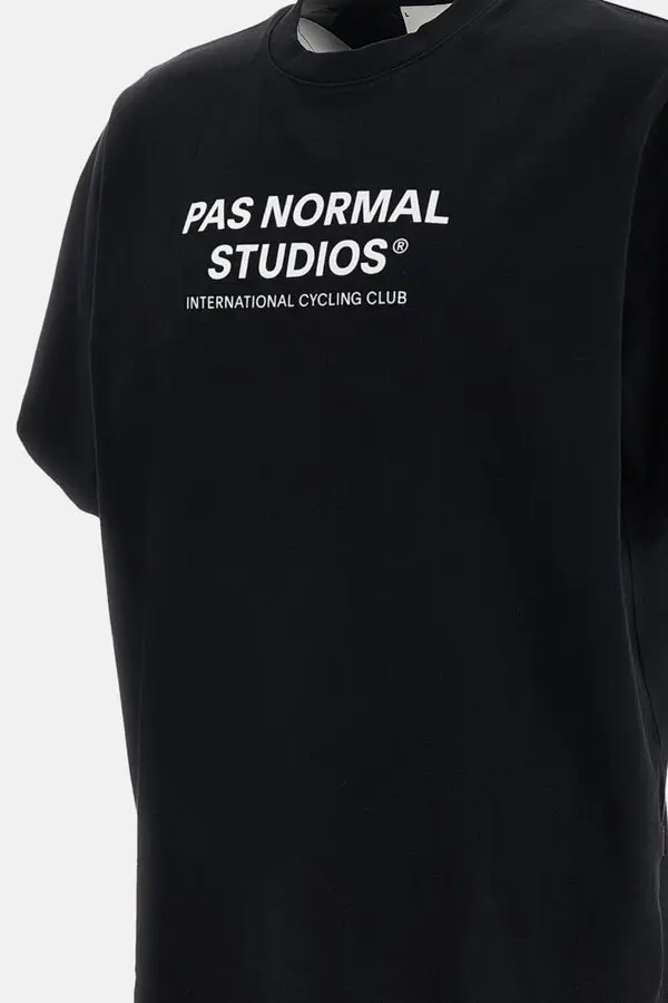 PAS NORMAL STUDIOS Maglietta Logo Off-race - Nero